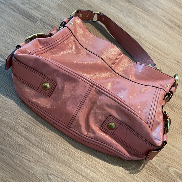 Coach | Bags | Coach Pink Patent Leather Purse | Poshmark